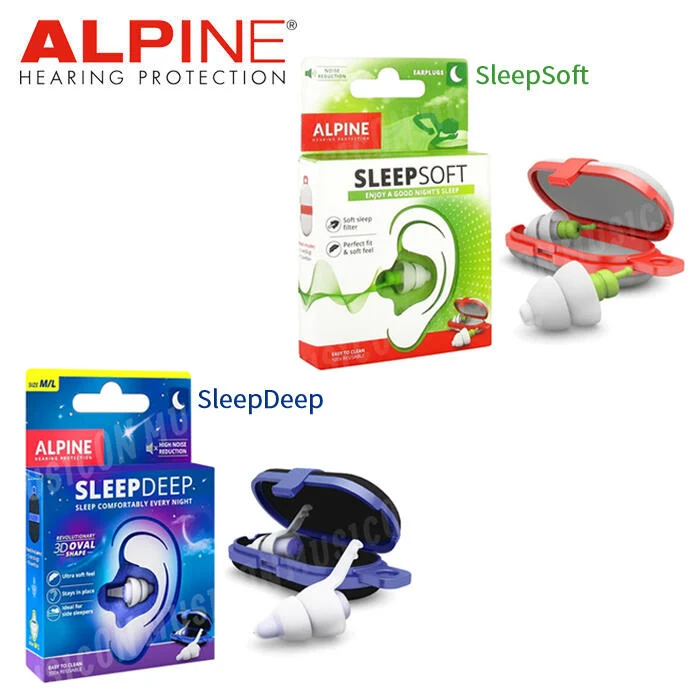 荷蘭原裝進口 Alpine SleepSoft SleepDeep 睡眠 舒眠耳塞 降噪 頂級舒適 - 民揚樂器