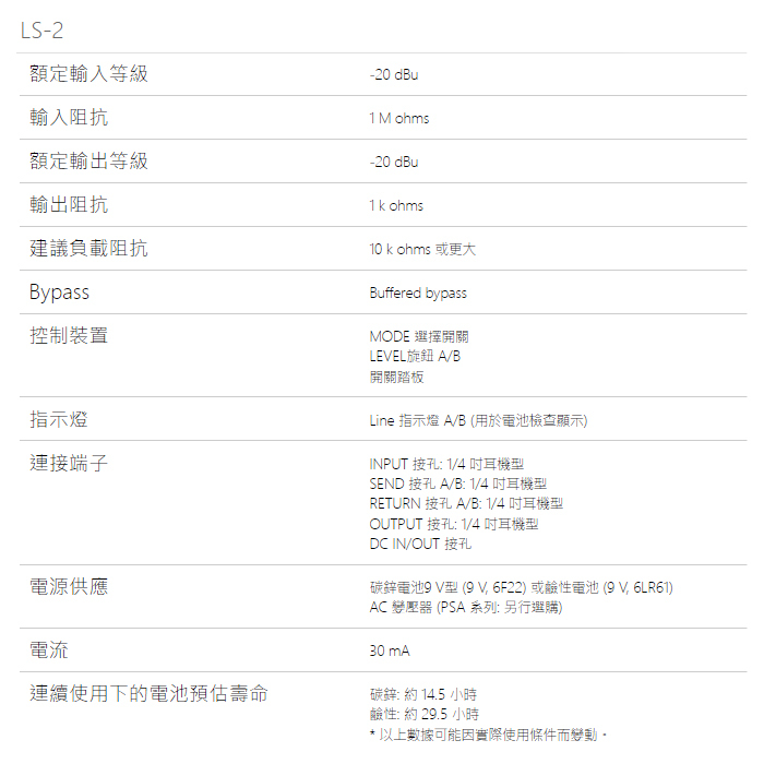 Boss LS2 Line Selector 訊號選擇器 迴路選擇效果器 訊號分接器 - 民揚樂器